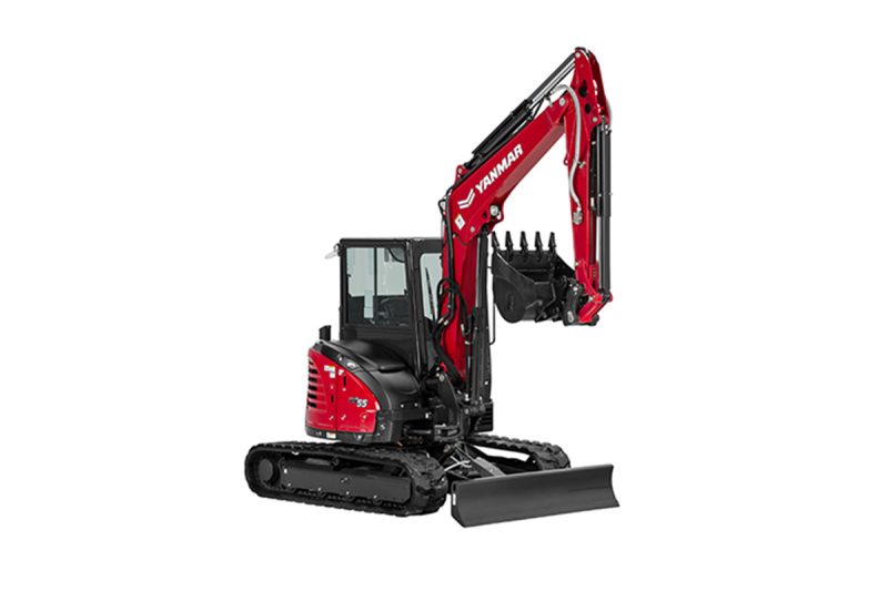 Mini excavatrice Yanmar Vi055-6A - Équipements Marquis