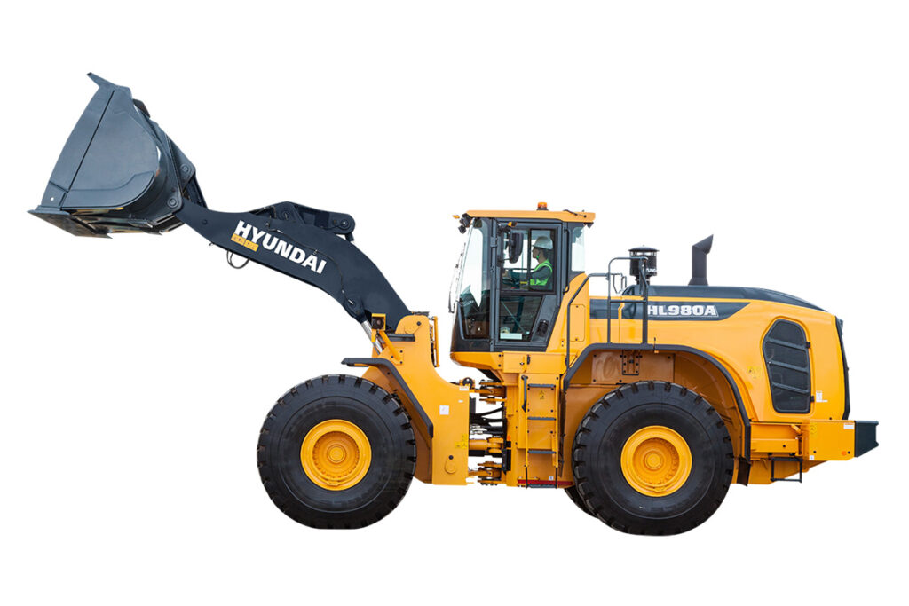 Chargeur sur roues Hyundai HL980A - Équipements Marquis